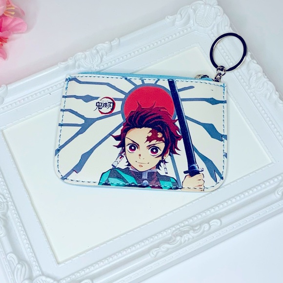 Bags | Demon Slayer Tanjiro Kamado Id Wallet Keychain | Poshmark
